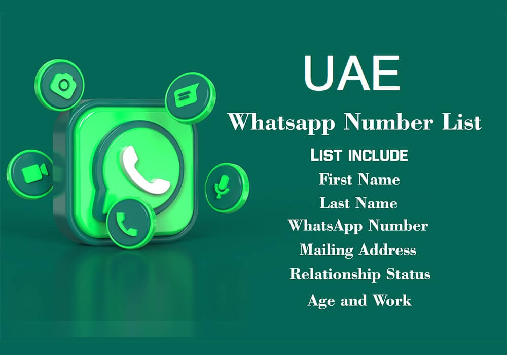 UAE WhatsApp Number List | DB to Data